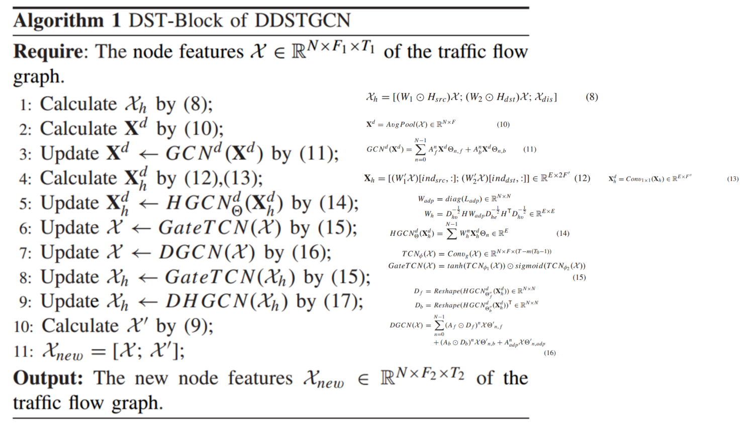 时间序列预测 DDSTGCN: Dual Dynamic Spatial-Temporal Graph Convolution Network for Traffic Prediction ...