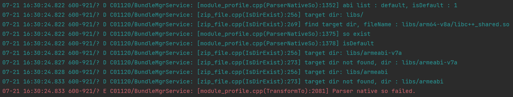应用安装报错install parse native so failed问题分析报告_Winslei-Laval社区