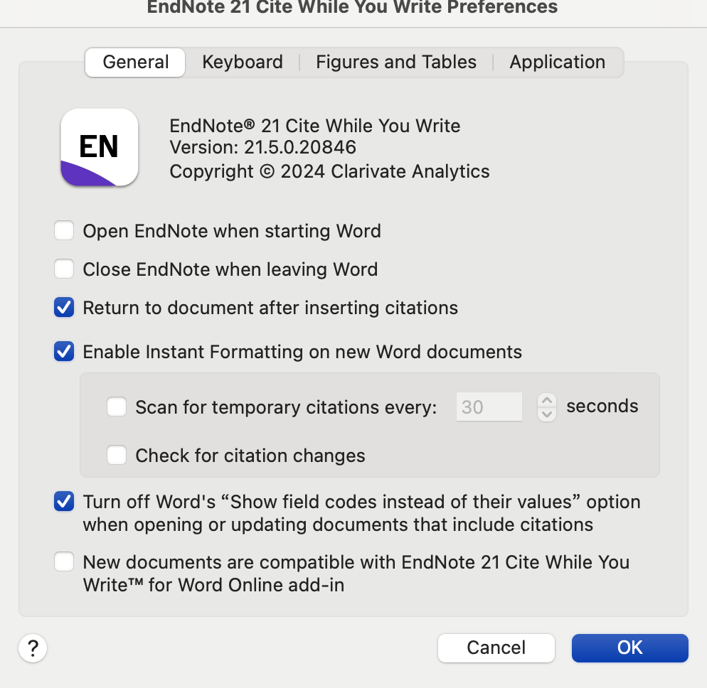 word文档中更改Endnote自动更新的设置_如何让endnote不自动更改-CSDN博客