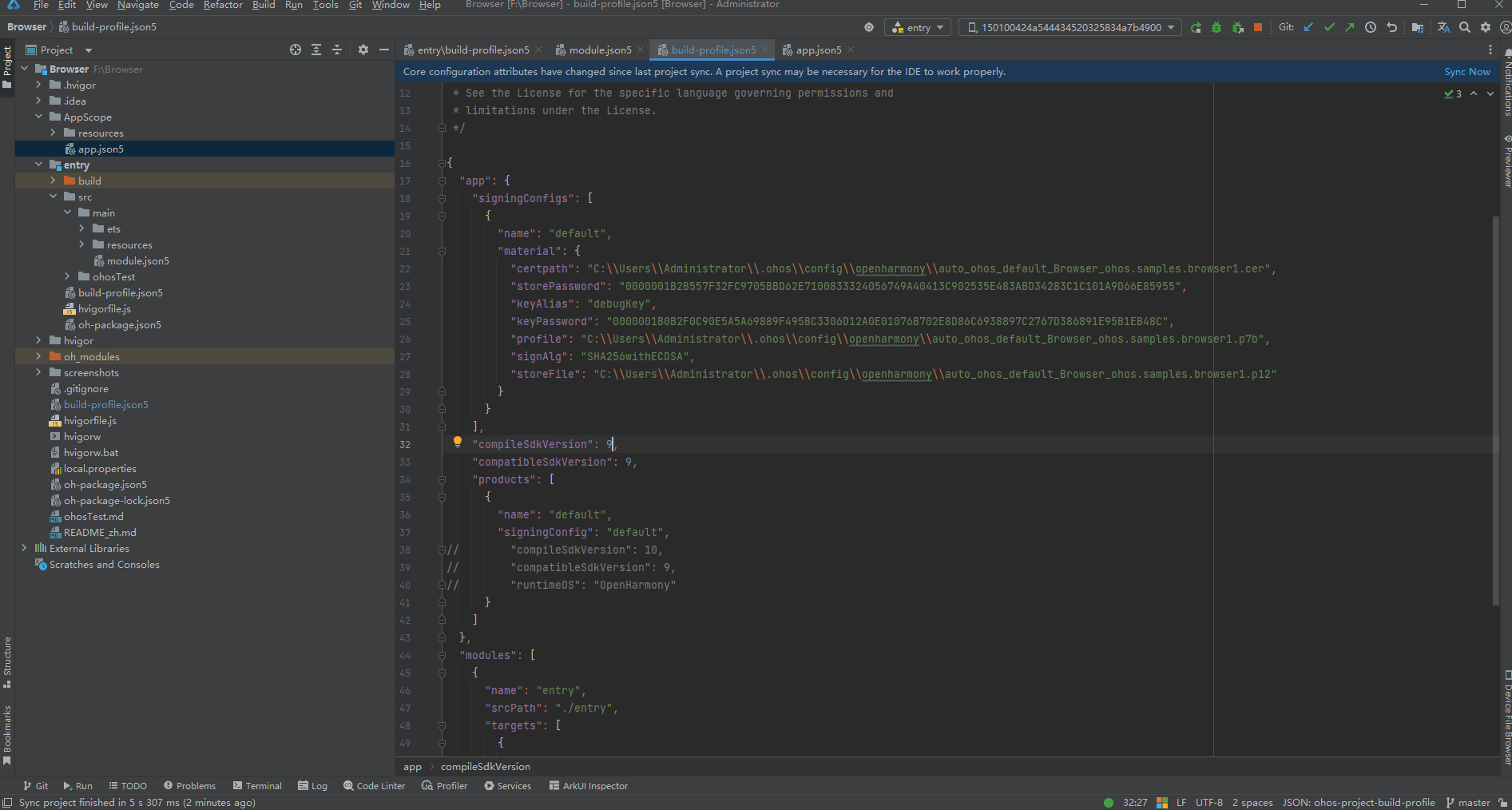 刚刚在官网下载的浏览器demo按它原本的配置会出现桌面没有图标的情况，要改成我下面注释的那样才行，大佬知道是为什么吗_云端筑梦-Laval社区